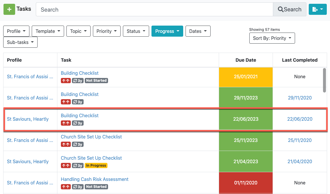 Completing a Task Using an Online Checklist – SafetyToolbox Online